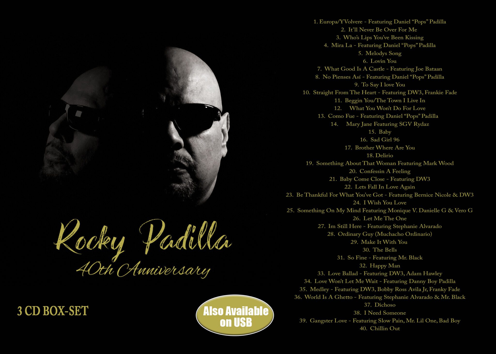 Rocky Padilla 40th Anniversary CD Box - buy now from Thump Records